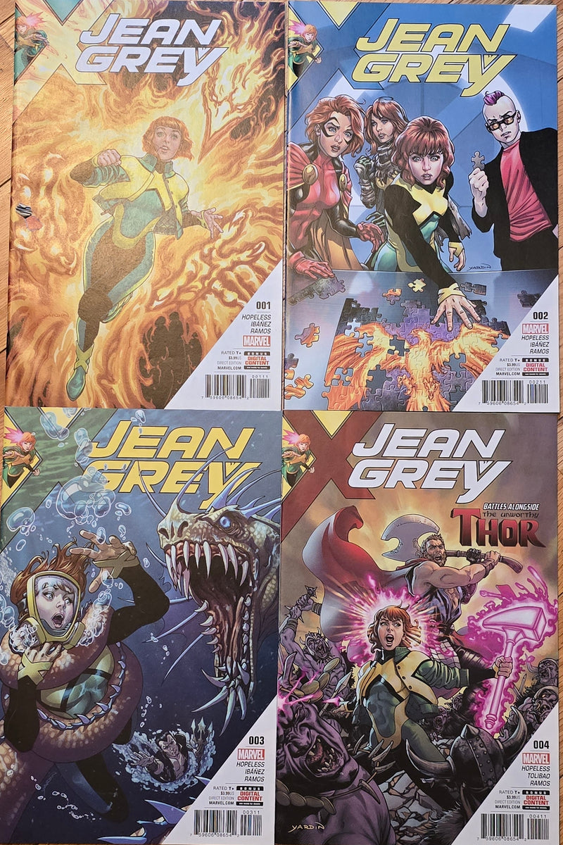 JEAN GREY ISSUES #1-4 SET MARVEL 2017 – Comic Connection