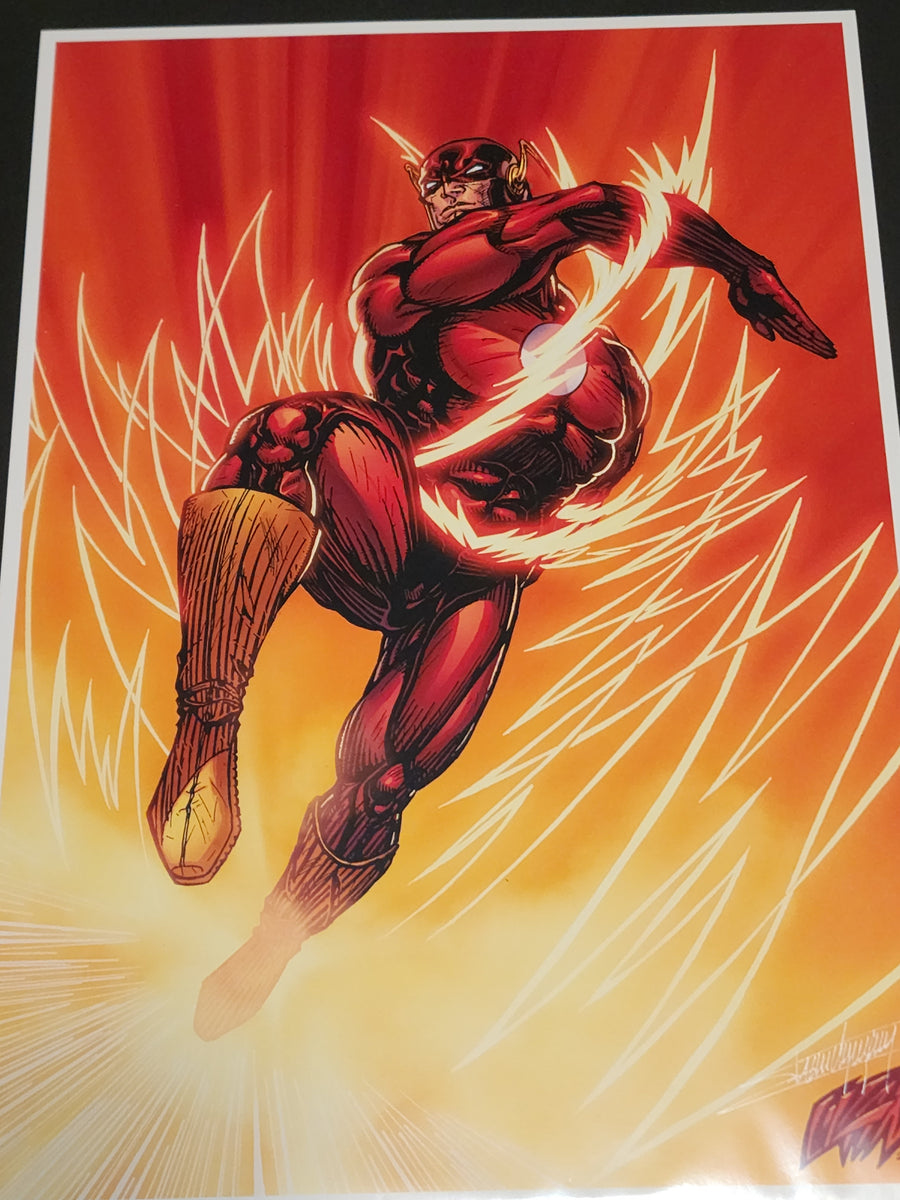 11X17 FRANK UZAN FLASH PRINT – Comic Connection