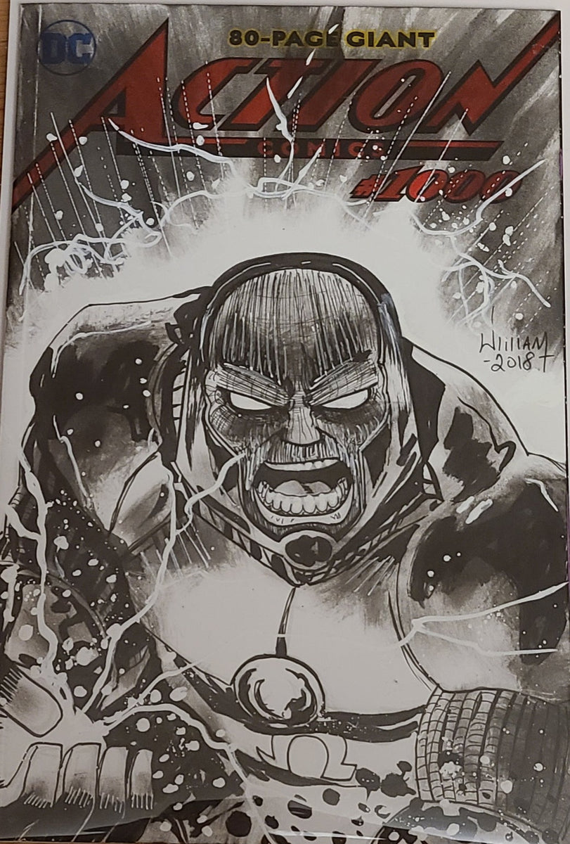 ACTION COMICS 1000 ORIGINAL SKETCH BY WILLIAM RUSSELL – Comic Connection