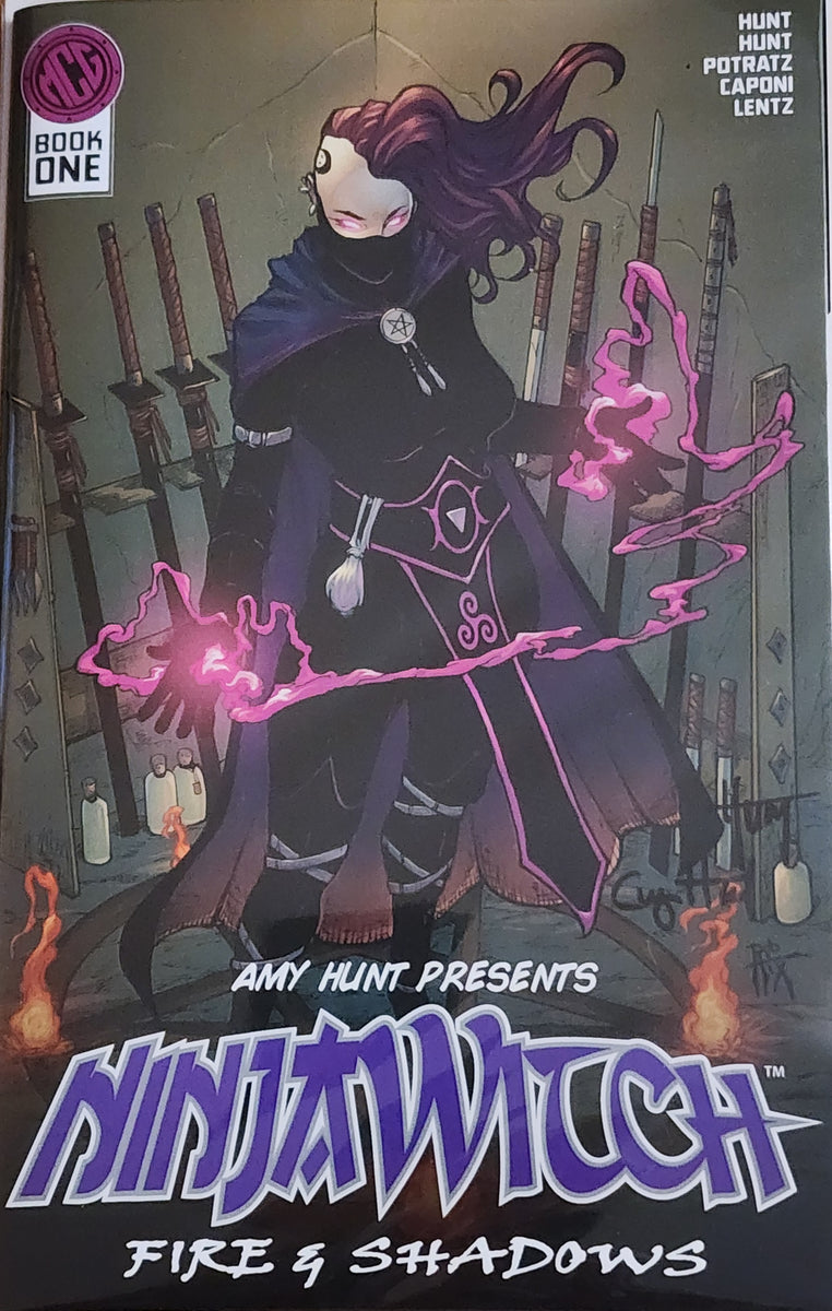 NINJA WITCH #1 SIGNED UNTIMATE WARRIOR KICKSTARTER VARIANTS JUSTIN HUN ...