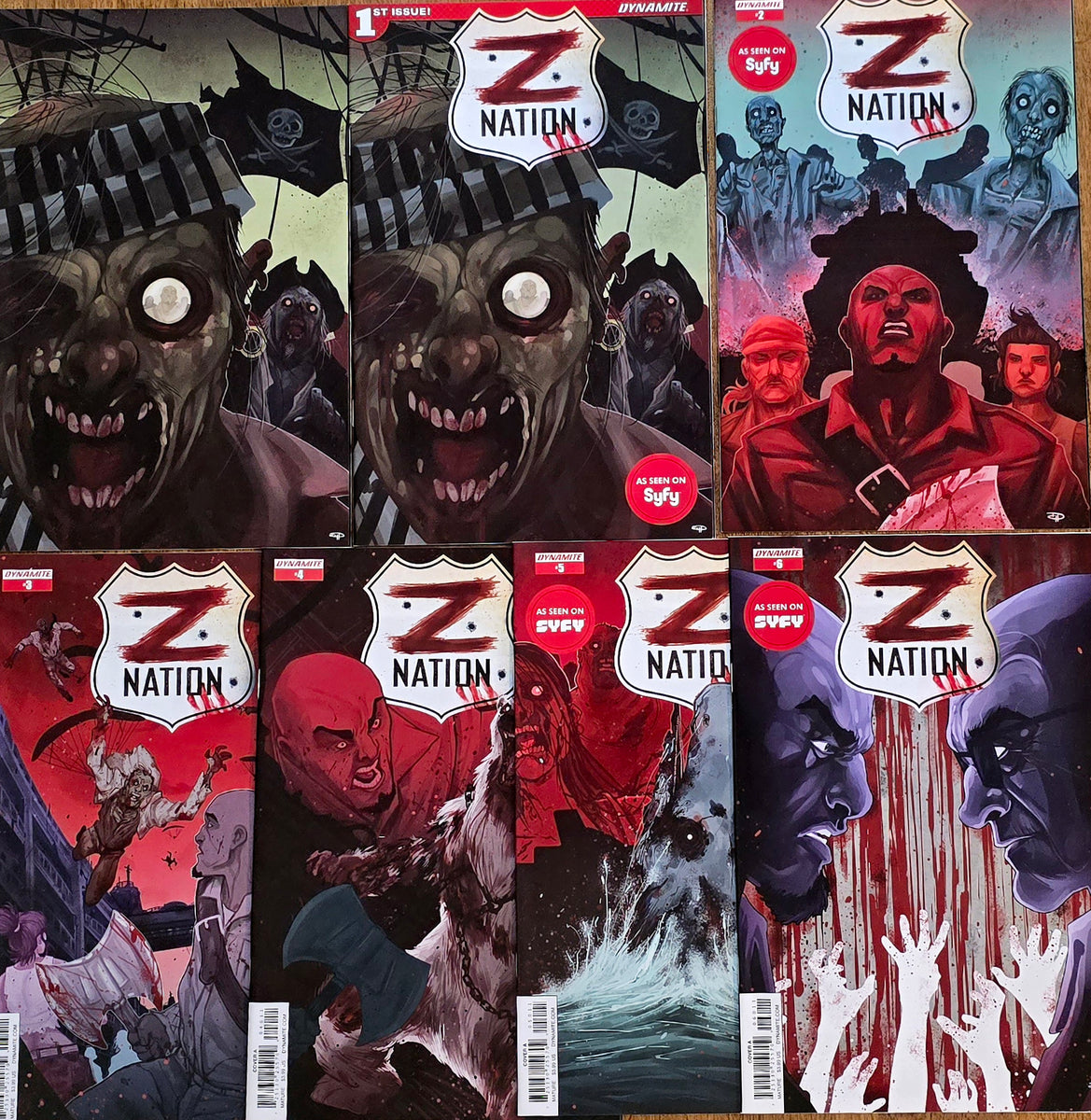 Z NATION ISSUES #1-6 SET INCLUDING #1 RATIO INCENTIVE 1:10 – Comic ...