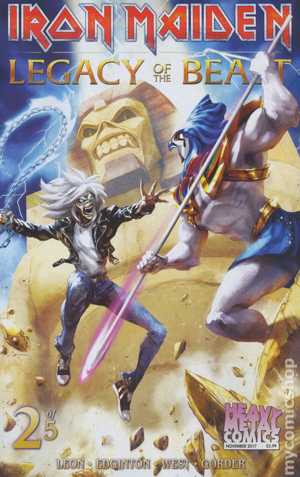 IRON MAIDEN LEGACY OF THE BEAST HEAVY METAL COMICS #1-5 – Comic Connection