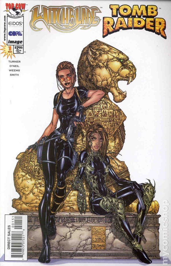 WITCHBLADE/TOMB RAIDER #1B MICHAEL TURNER 1998 NM- – Comic Connection