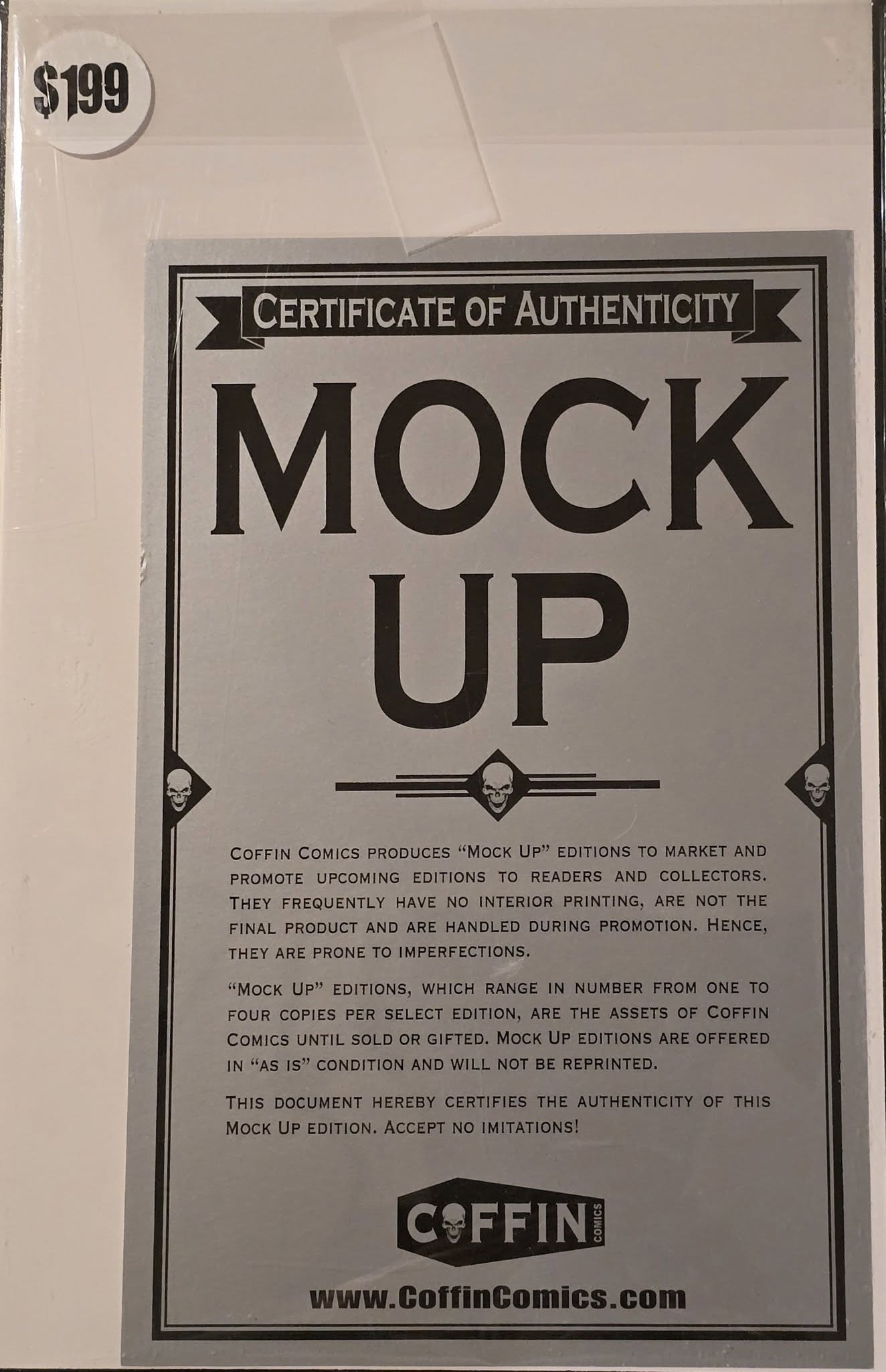 "MOCK UP" LADY DEATH SACRIFICIAL ANNIHILATION # 1 CHASE GOLD METAL EDI ...