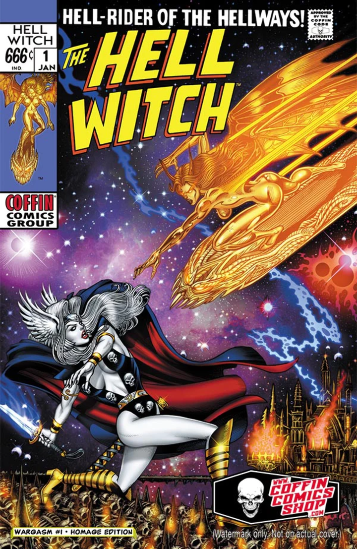 HELLWITCH VS LADY DEATH WARGASM #1 HOMAGE EDITION – Comic Connection