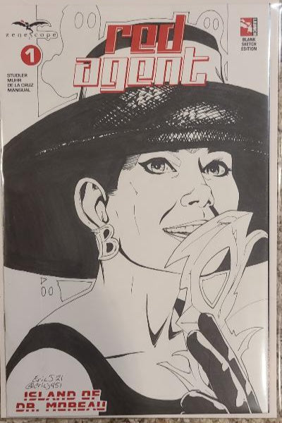 RED AGENT #1 ORIGINAL ART ERIC J ZENESCOPE – Comic Connection