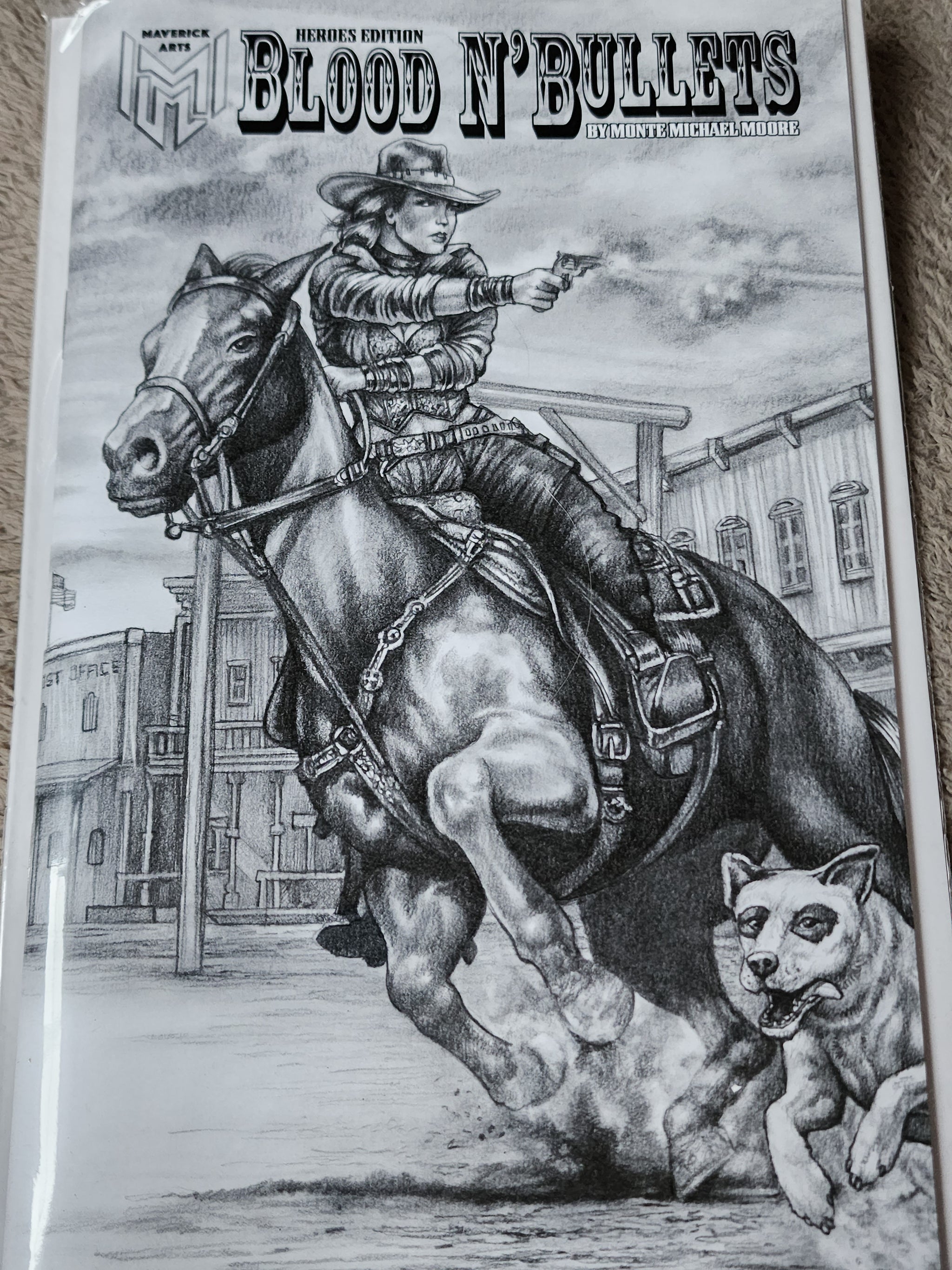 BLOOD & BULLETS #2 "HEROES EDITION " MONTE MOORE VARIANT – Comic Connection