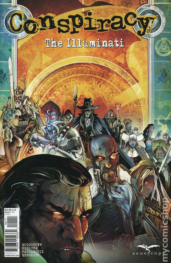 Conspiracy Illuminati #1A & 1B SET ZENESCOPE – Comic Connection